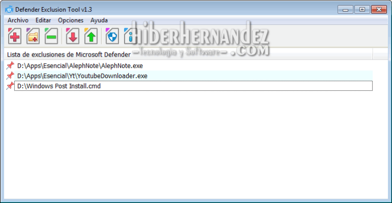 Cómo excluir archivos de forma masiva en Windows Defender - hiberhernandez