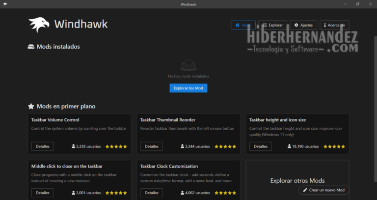 Winhawk: Aplique varios ajustes avanzados para Windows 10 y Windows 11 ...